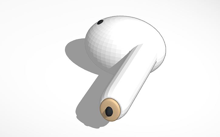 3D design AirPod | Tinkercad