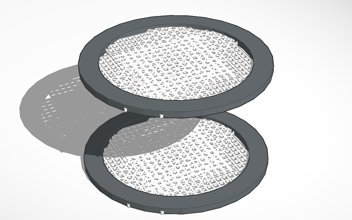 3D design air filter - Tinkercad