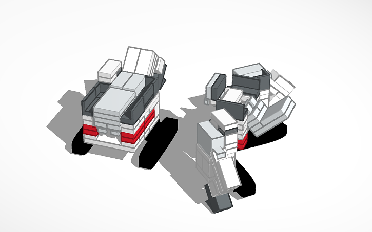 3D design transformers: demolishor - Tinkercad
