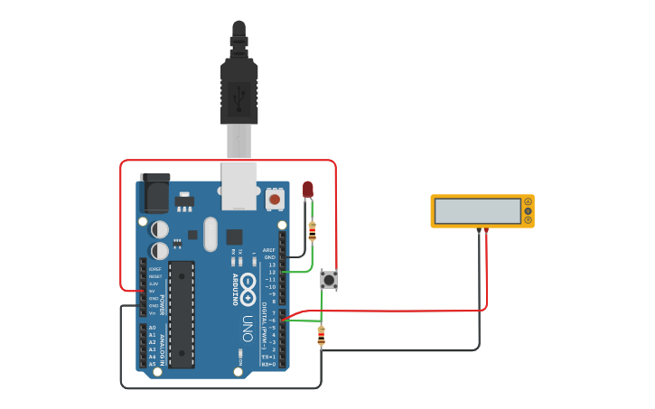 Circuit design Sensor de luminosidade - Tinkercad