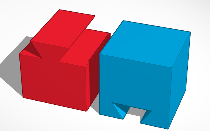 3d Design Fitting Blocks Tinkercad