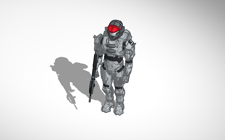 3D design halo spartan - Tinkercad