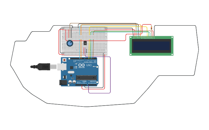 Circuit Design Digital Clock Tinkercad