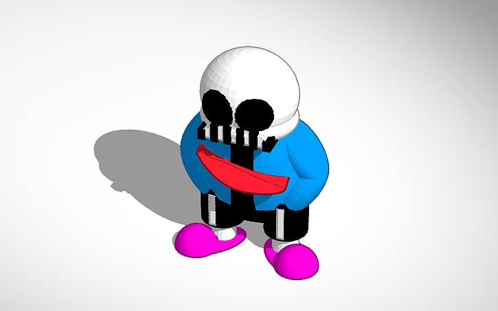 3D design hurt sans | Tinkercad