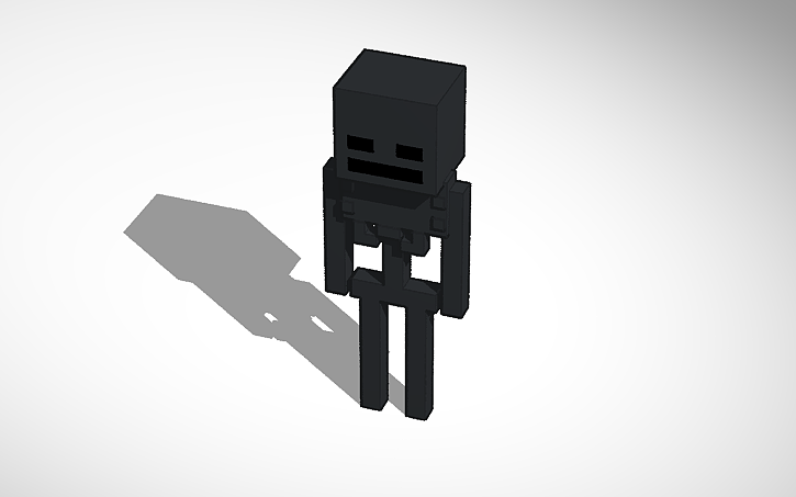 3D design Wither Skeleton - Tinkercad