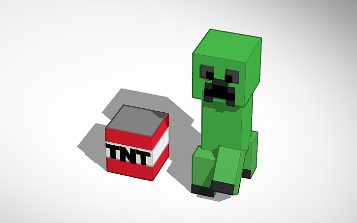 3D design Minecraft Creeper - Tinkercad