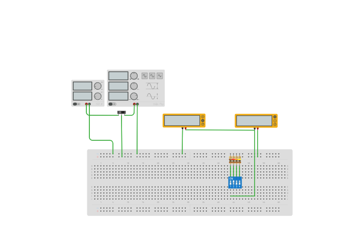Circuit design Ohms Law | Tinkercad