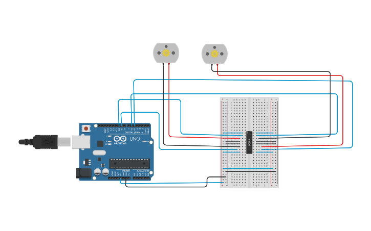 Circuit design Minor Project - Tinkercad