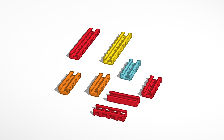 3D design lego extension - Tinkercad