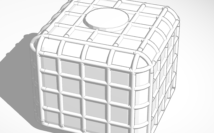 3D design Water Tank - Tinkercad