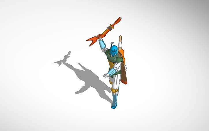 3D design Boba fett - Tinkercad