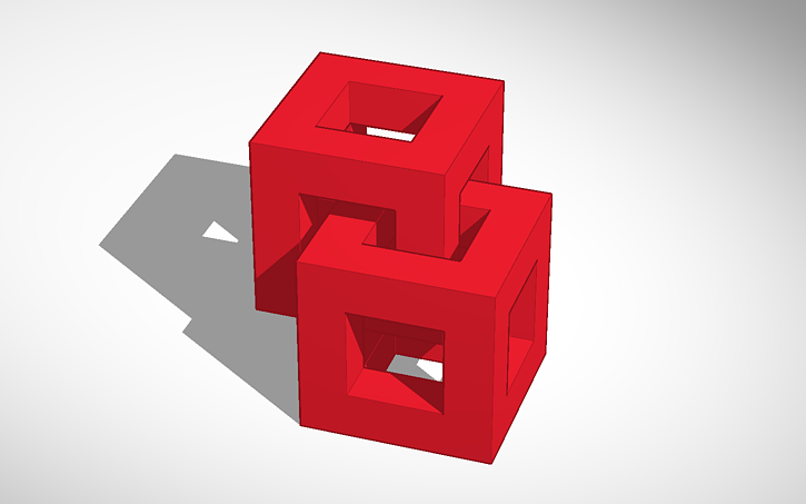 3D design box in box - Tinkercad