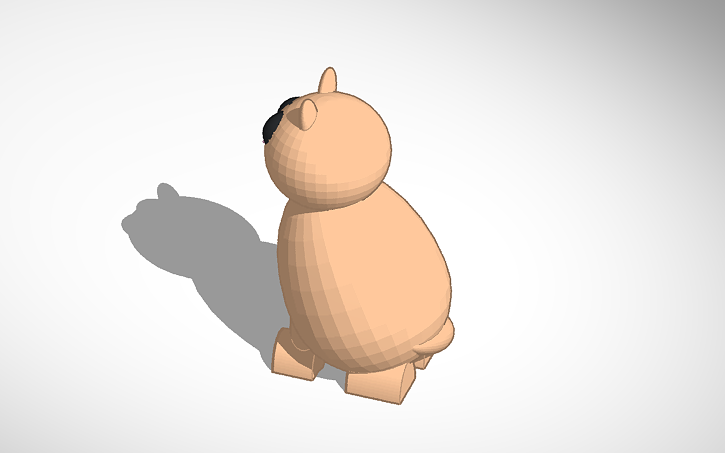 3D design Fluffy | Tinkercad