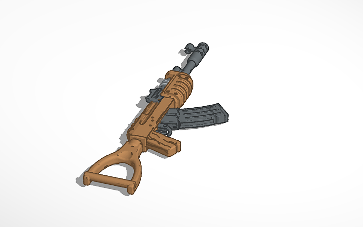 3D design Rust AK - Tinkercad
