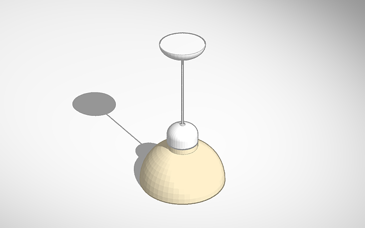 3D design Lamp (chandelier) - Tinkercad