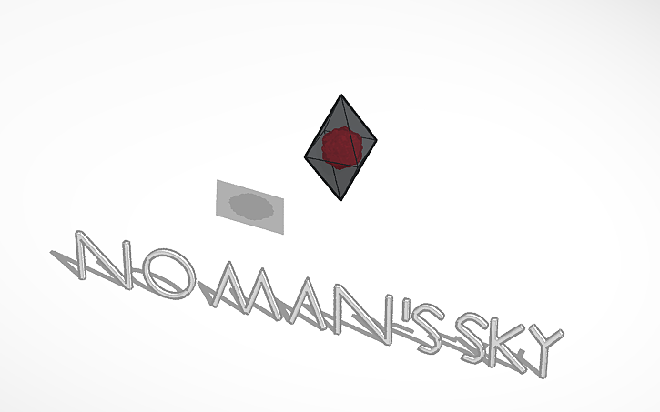 3D design No Man's Sky Atlas Logo - Tinkercad