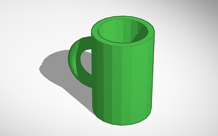 3D design cup - Tinkercad