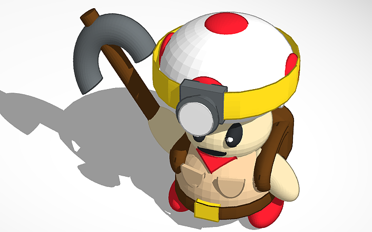 3D design captain toad | Tinkercad
