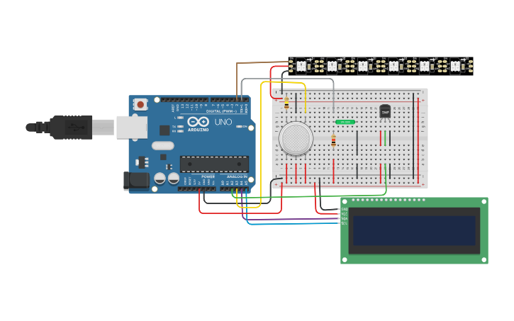 Circuit design Proyecto Final Grupo J - Tinkercad