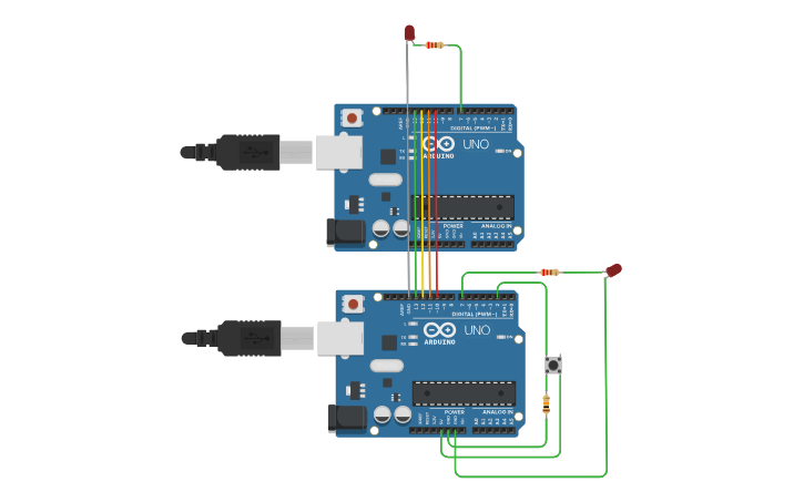 Circuit design CAN Bus - Tinkercad
