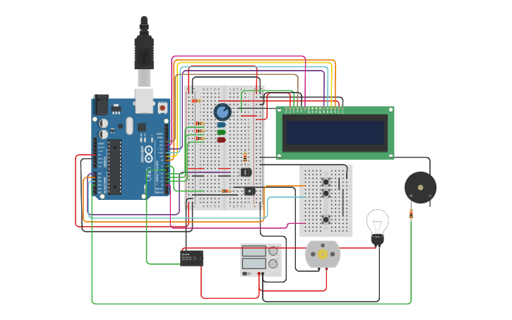 Circuit design Egg Incubator M1 - Tinkercad