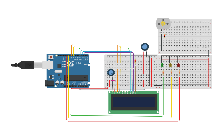 Circuit design Proceso Neutralizar pH - Tinkercad