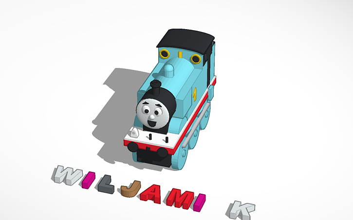 3D design Thomas the train - Tinkercad