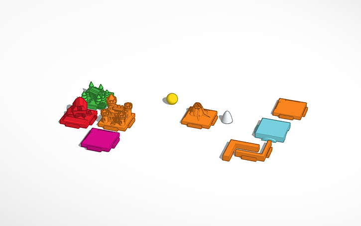 3d Design Interlocking Map Template Tinkercad