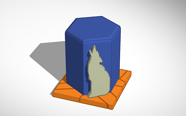 3D design Science trophy large 3 - Tinkercad