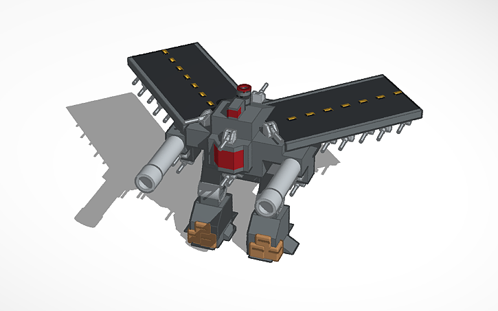 3D design Behemoth mech - Tinkercad