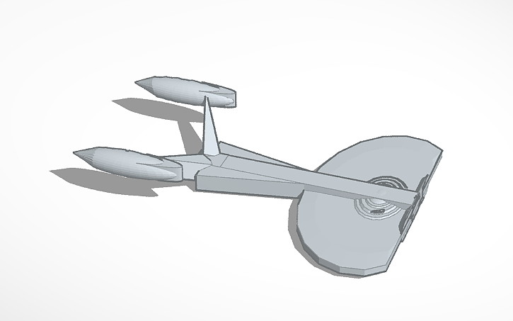 3D design U.S.S. Enterprise-J - Tinkercad