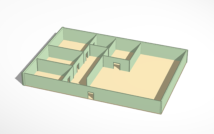 3d Design Floor Plan Tinkercad