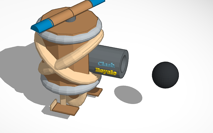 3D design Clash Royale Flying Machine | Tinkercad