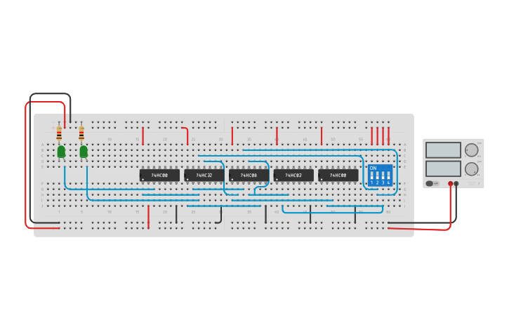 Circuit design parcial | Tinkercad