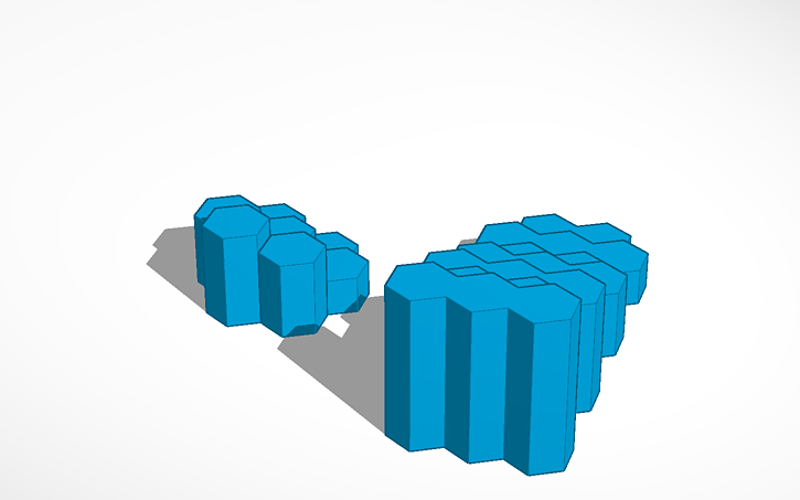 3D design HEX - Tinkercad