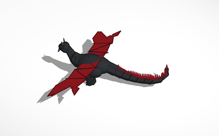 3D design dragon - Tinkercad