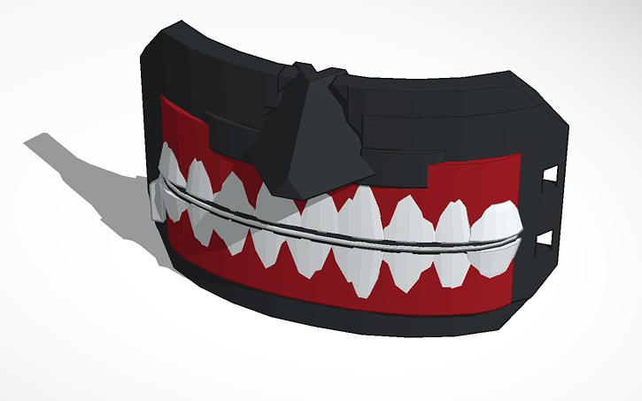 3D design Copy of Kaneki's Mask - Tinkercad