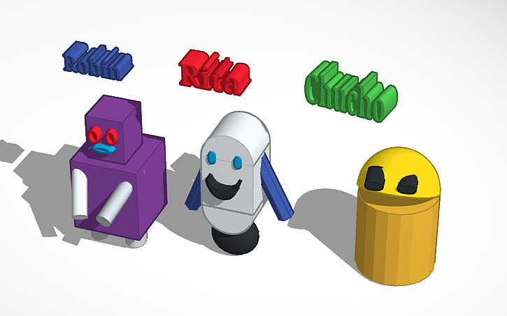 3d Design Robots Tinkercad