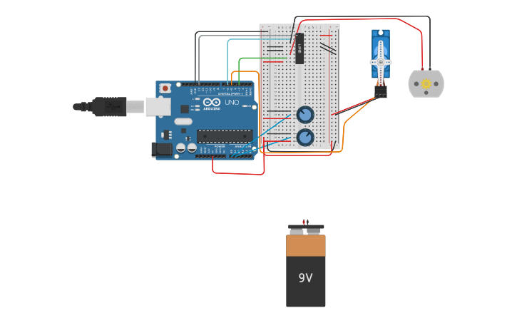 Circuit Design Joystick Tinkercad 