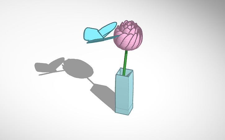 3D design Flower - Tinkercad