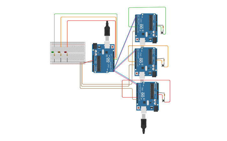 Circuit design Exercício 15 RX TX [Prof.Cristiano] - Tinkercad