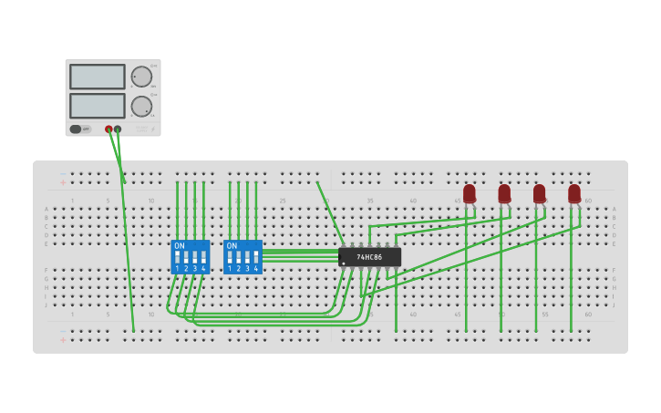 Circuit design Lab 2: Logic Gates - Tinkercad