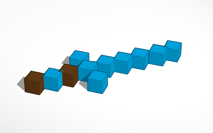 3D design diamond sword | Tinkercad