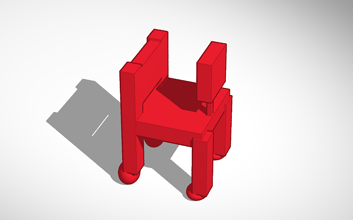 3D design patrick chair | Tinkercad
