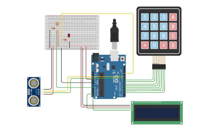 Circuit design Que2 ADE LAB 10 - Tinkercad