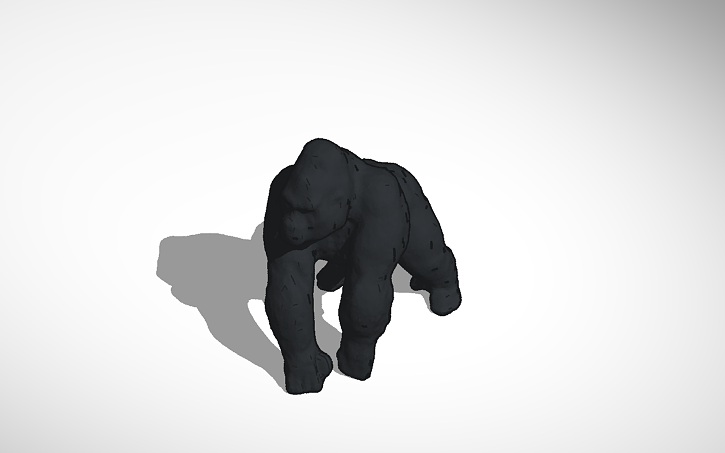 3D design FOR HARAMBE!!!! - Tinkercad