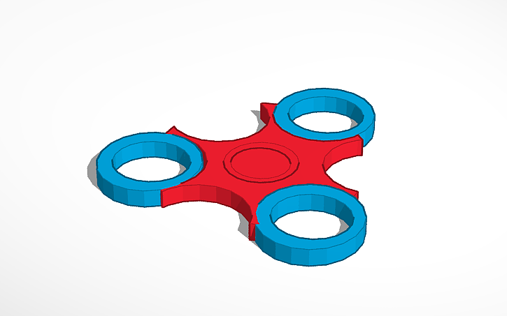 3D design Fidget Spinner - Tinkercad