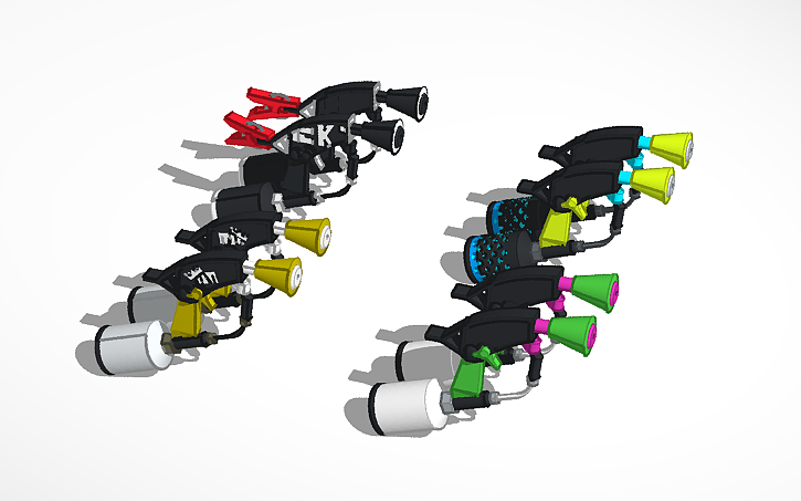 3d Design Splatoon 2 Splat Dualies Tinkercad