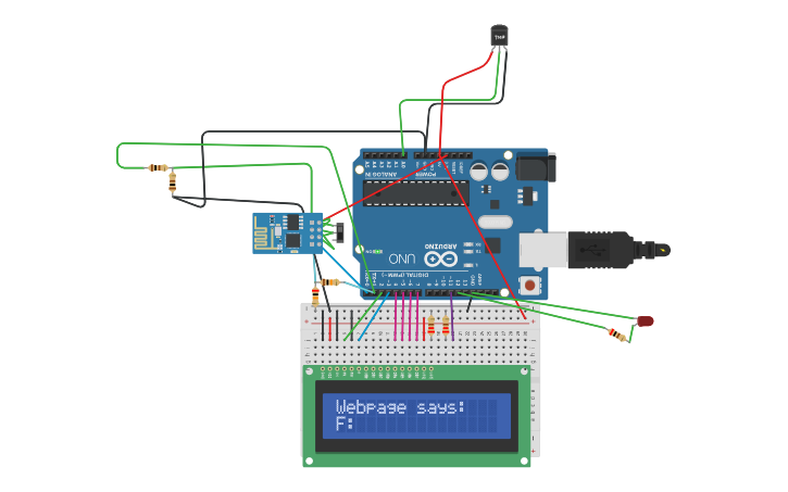Circuit Design Wifi Module Esp8266 Tinkercad