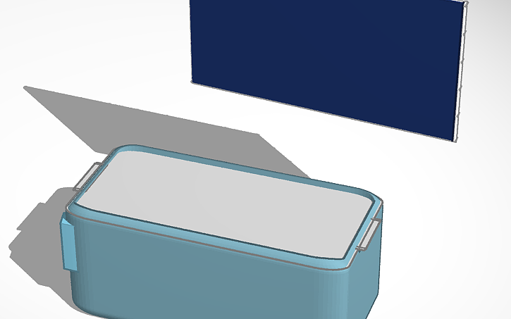 3D design solar cooler1 - Tinkercad